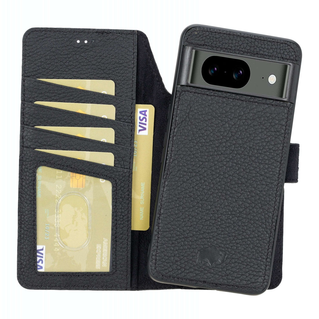 Google Pixel 9 Detachable Handmade Leather Wallet Case – BlackBrook Case