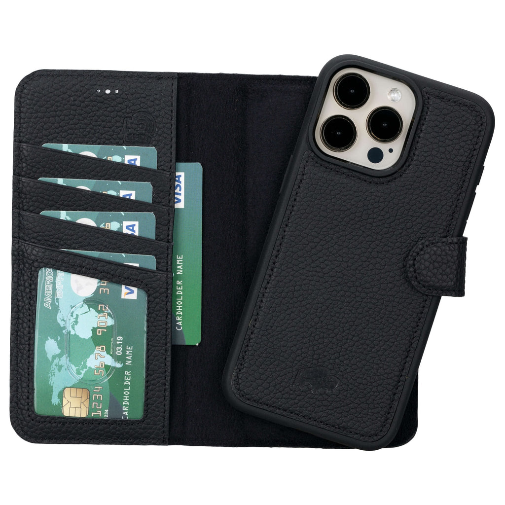 iPhone 16 Pro Max Detachable Leather Wallet Case Set-BLACKBROOK ...