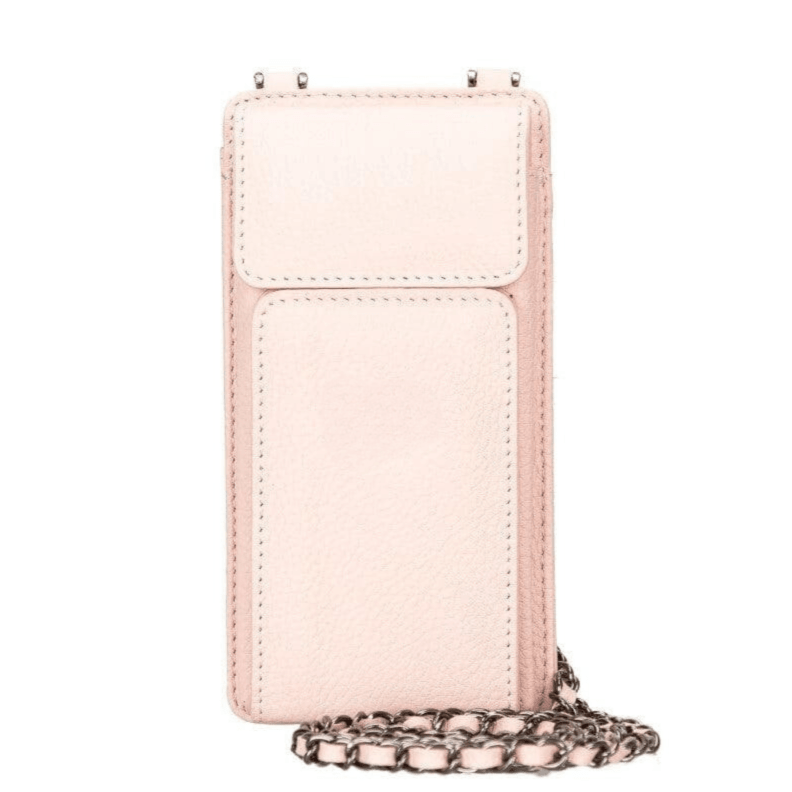 Full‑Grain Leather Crossbody Wallet & Phone Case – Hands‑Free Everyday ...