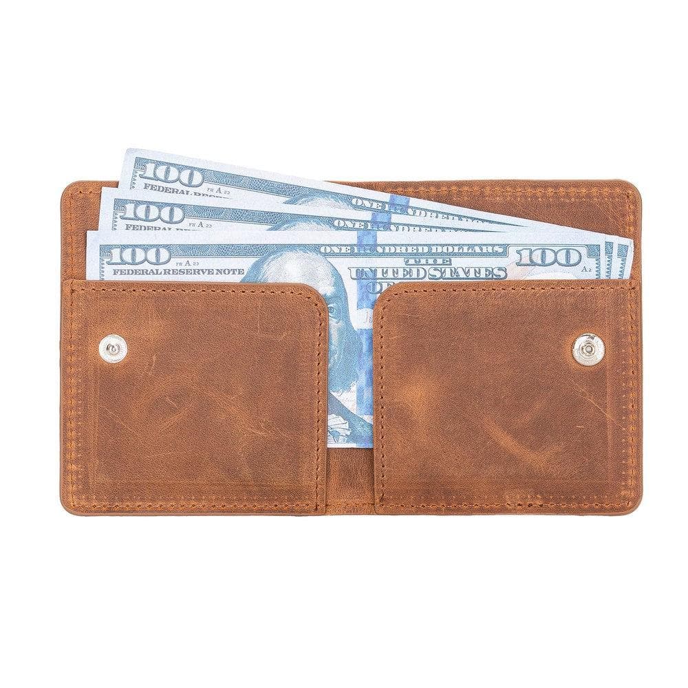 Robin Leather Wallet, Saddle Brown – BlackBrook Case