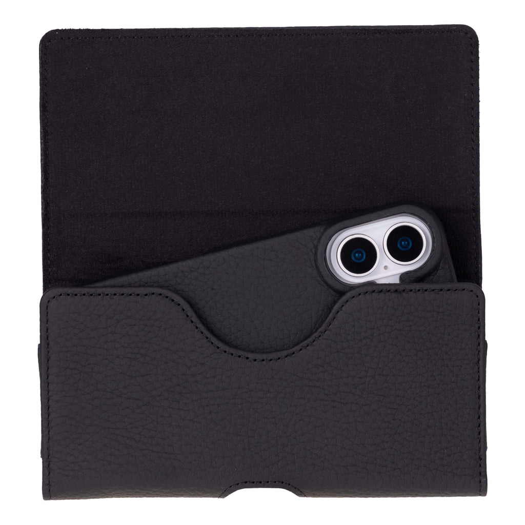 Leather Phone Holster with Belt Clip | Fits iPhone 17 Pro / S26 ...