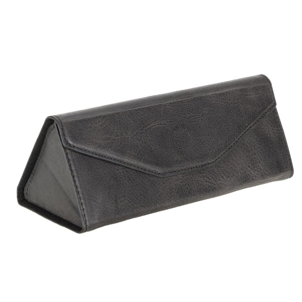 Smart Leather Glasses Case, Charcoal – BlackBrook Case