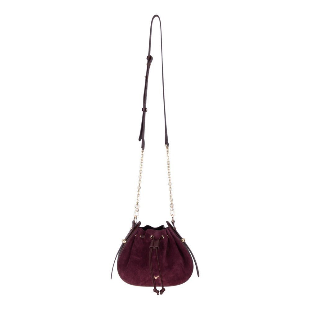 Valentina Suede Drawstring Bag – Small Suede Crossbody – BlackBrook Case