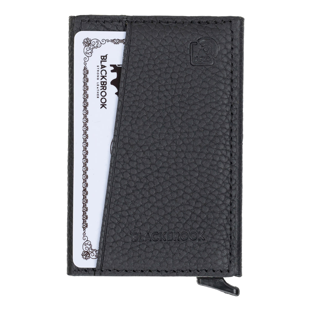 Full‑Grain Leather Slim RFID Cardholder – Minimalist Everyday Carry ...
