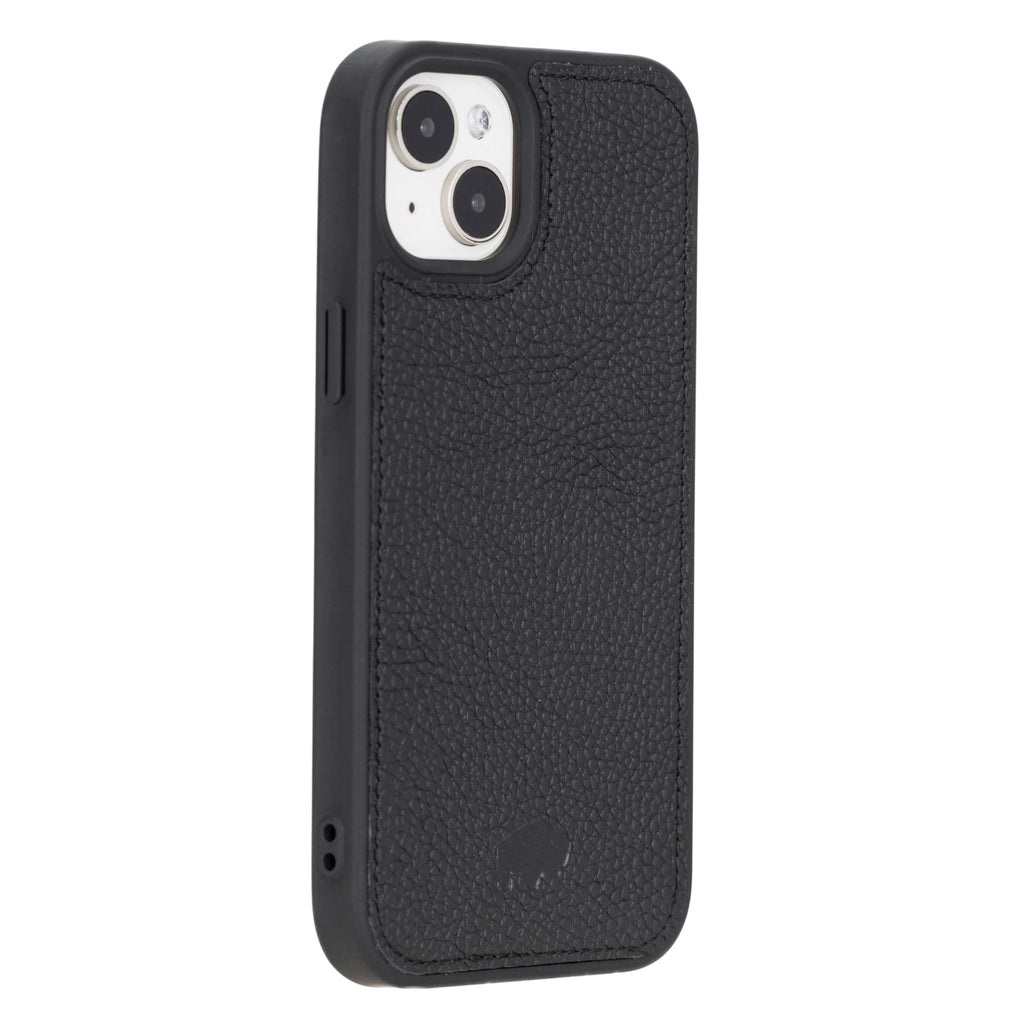 Modern York MagSafe Leather Case for iPhone 15 Plus in Pebble Black ...